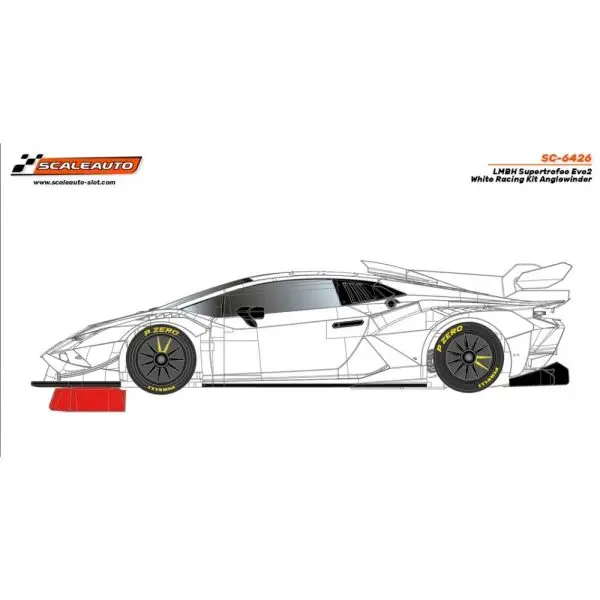 Scaleauto - LBH GT3 Supertrofeo Evo2 White Racing Kit - Anglewinder ...